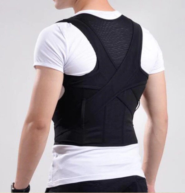 Supportive Back Brace Shoulder Posture Lower Back Support Men Women ...