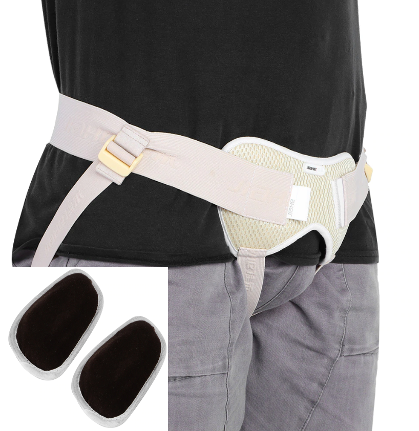 Inguinal Hernia Belt Adjustable Truss Groin Support With Pressure Pads ...