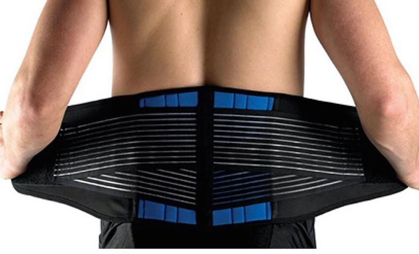Lower Back Support Brace & Lumbar Pain Relief ~ Waist Compression Belt ...